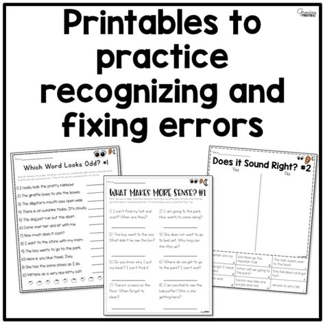 Self Monitoring Decoding And Reading Comprehension Strategies Tpt