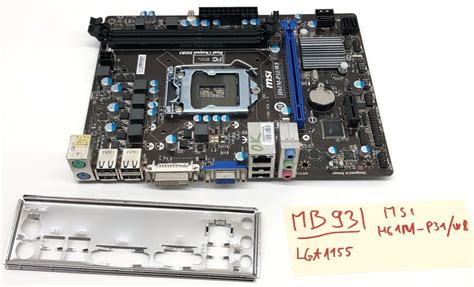 MSI H M P W LGA használt alaplap Intel H gen