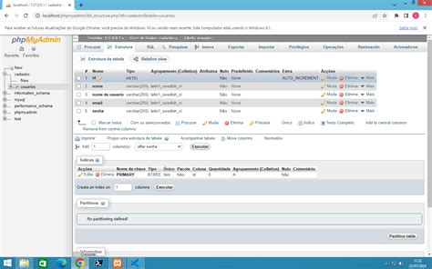 Dificuldades Em Usar Phpmyadmin Web E Banco De Dados Clube Do Hardware