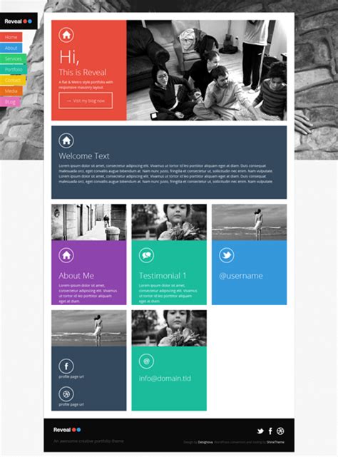 HTML Responsive WordPress Themes Graphic Design Junction