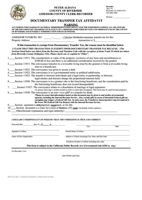 Dpss Affidavit Form Riverside County 2024