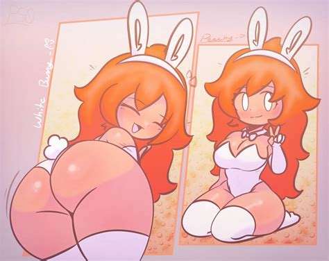 Rule 34 Big Ass Big Breasts Bunnysuit Heart Shaped Ass Peachy