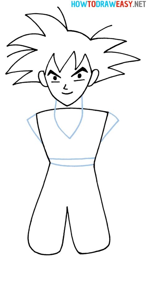 How To Draw Goku How To Draw Easy