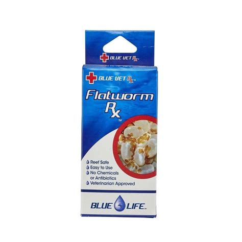 Blue Life Flatworm Rx Additives Treatments Geemarine