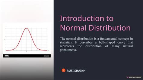 Introduction To Normal Distributionpptx