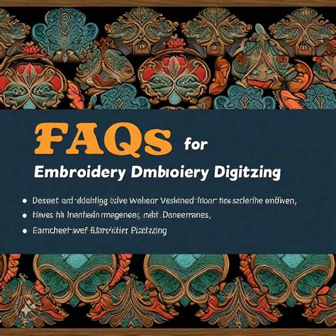 50 Frequently Asked Questions Faqs For Embroidery Digitizing Megri Digitizing