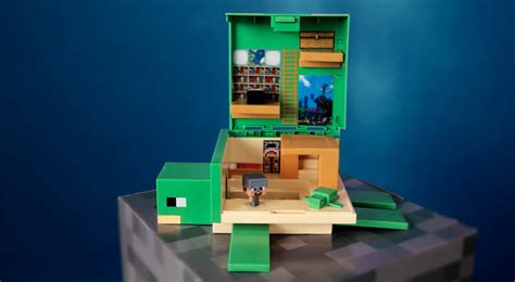 Mattel Inc On Linkedin Minecraft Transforming Turtle Hideout Playset