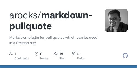 Github Arocksmarkdown Pullquote Markdown Plugin For Pull Quotes