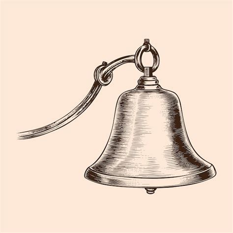 Premium Vector Vector Illustration Of An Old Bell