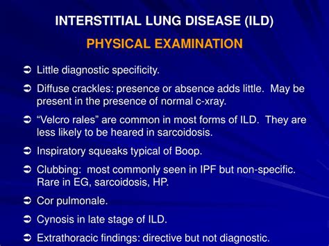 Ppt Interstitial Lung Diseases Ild Powerpoint Presentation Free