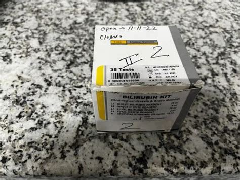 Coral Bilirubin Biochemistry Reagent Kit 35 Tests At ₹ 434 Piece Bio Rad Diagnostic Test Kit