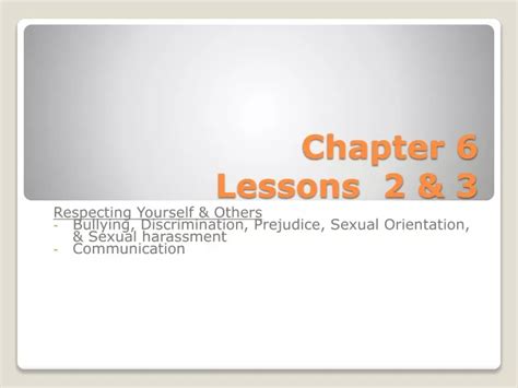 PPT Chapter Lessons PowerPoint Presentation Free Download ID