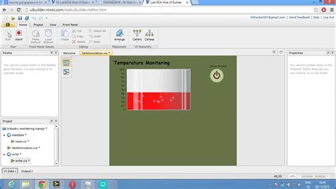 Arduino Communication With Browserlabview Ui Builder Using Webservices Youtube