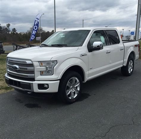 2015 Ford F 150 White Truck