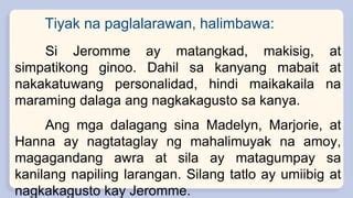 DESKRIPTIBONG PAGPAPAHAYAG SA WIKANG PAMPANITIKAN Pptx
