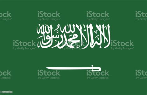 サウジアラビアの旗公式の色と正しい割合サウジアラビア国旗ベクターの図eps10 アイコンのベクターアート素材や画像を多数ご用意
