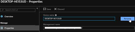 Intune You Can Now Rename Windows 10 Devices From The Intune Portal