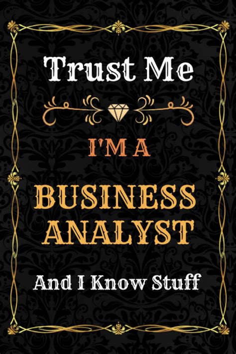 Business Analyst Notebook Planner Trust Me Im A Business Analyst And