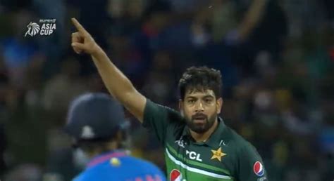 Watch Haris Raufs Big Sendoff To Ishan Kishan After Ending 82 Run