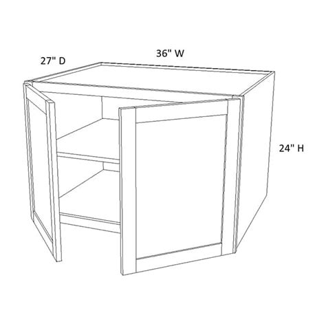 W Versa Shaker Wall Refrigerator Cabinet RTA RTA Kitchen Cabinets
