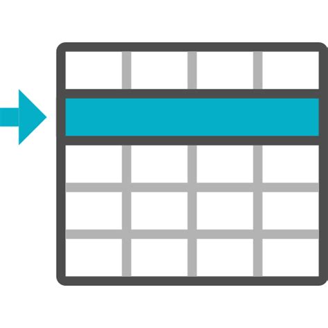 Insert Row Vector Icons Free Download In Svg Png Format