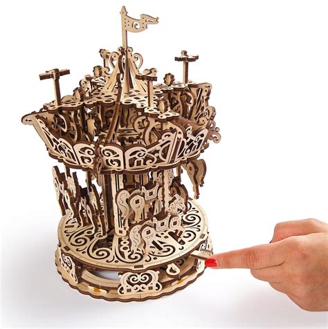 Carrousel Ugears Puzzle 3d En Bois UGEARS MODELS