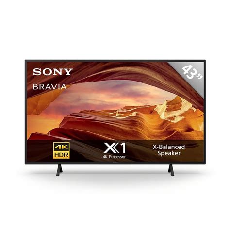 SONY LED 43 Smart TV 4K HDR Google TV KD-43X77L Sony | falabella.com