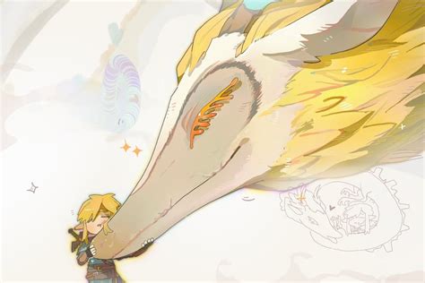 Link And Light Dragon The Legend Of Zelda And 1 More Drawn By Paozi