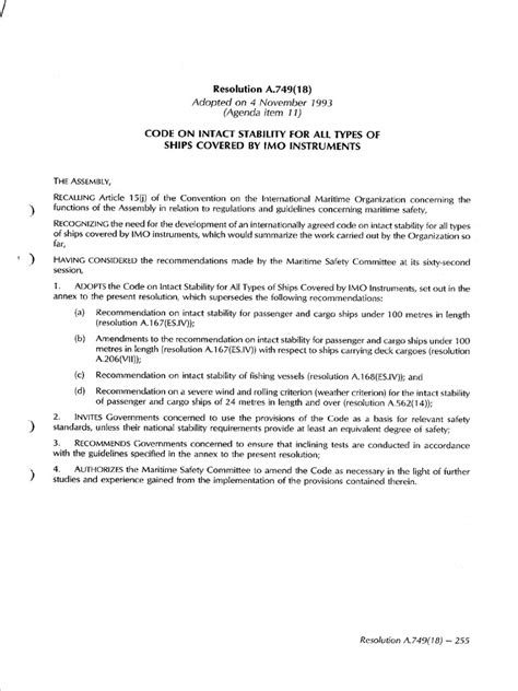 Code Of Intact Stability Pdf