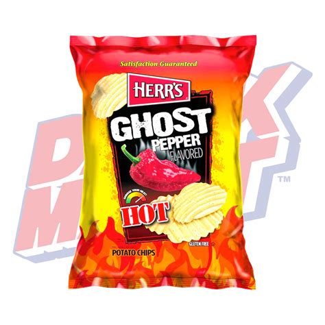 Herrs Ghost Pepper Chips 2 5oz Dank Mart