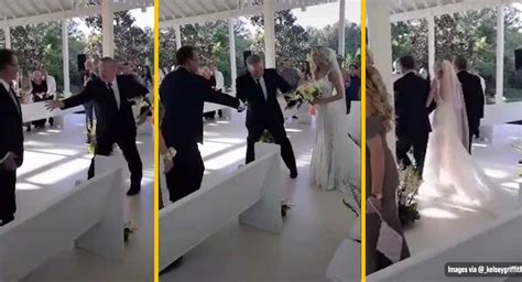 Dad Interrupted Daughters Wedding To Grab Her Stepfather So They Could