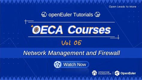 Openeuler Tutorials Oeca Courses Vol 06 Network Management And