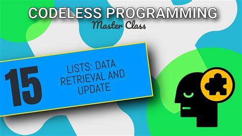 Data Retrieval And Update Using Lists In Codeless Codeless Programming Course Pt 15 Youtube