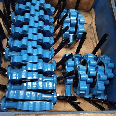 China 2022 China New Design Flanged Butterfly Valve Ductile Iron