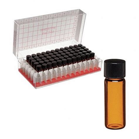 Borosilicate Glass 2 Ml Capacity Ml Sample Vial 48h672 W224695