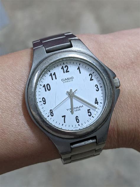 Casio Titanium Vintage Watch Mens Fashion Watches And Accessories