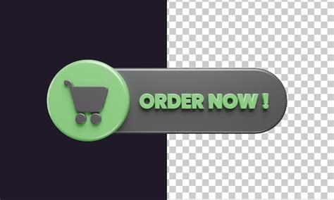Premium Psd Order Now Button 3d