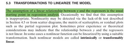 Question About The Assumptions In A Linear Regression Model Cross