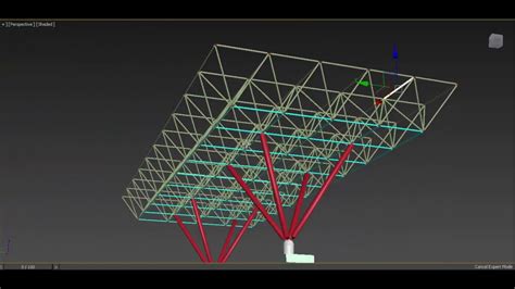 Rangka Struktur Atap Space Frame Bentang Panjang Leba