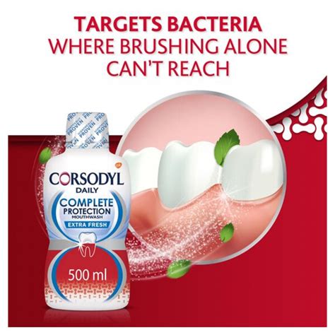 Corsodyl Daily Complete Protection Mouthwash Extra Fresh