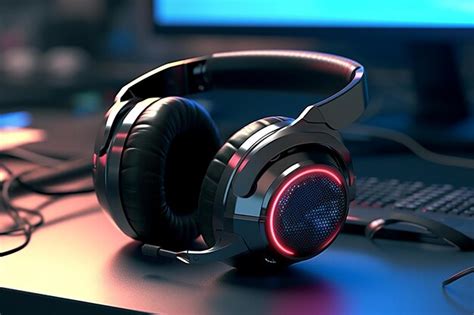 Premium AI Image A Mockup Of A Tech Gadget Like Headphones AI Generated
