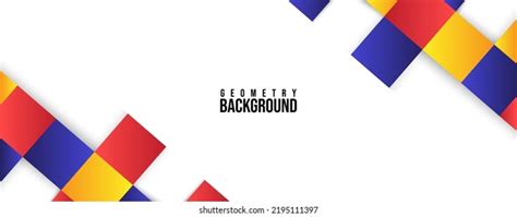 Trend Geometry Abstract Background Template Design Stock Vector