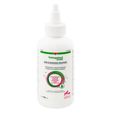 Vetoquinol Ear Cleansing Solution 120ml Kenora Veterinary Clinic
