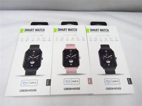 【未使用】green House グリーンハウス Gh Smwa Smart Watch スマートウォッチ 3台セット 2696の落札情報詳細