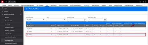 starting a workflow from an api infor developer portal
