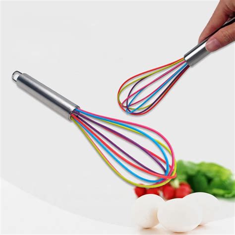 Hot Kitchen Whisk Premium Silicone With Heat Resistant Non Stick