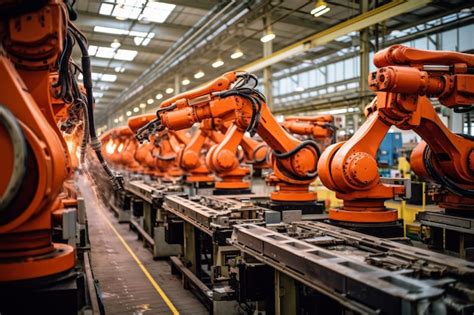 Robotic Assembly Line Automation And Robotics In Advanced Manufacturing