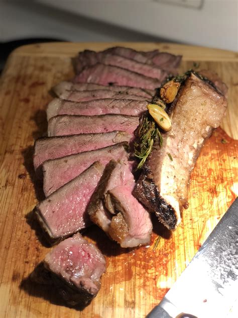 My First Attempt At A Reverse Sear Ribeye How Did I Do R Steak