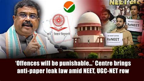 ‘offences Will Be Punishable Centre Brings Anti Paper Leak Law Amid