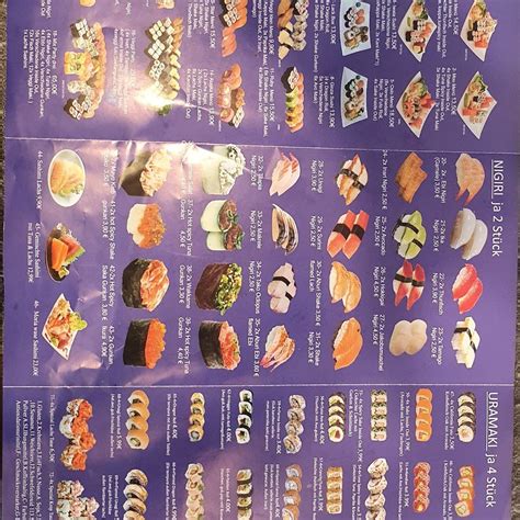 Menu At Harumi Sushi Lieferungandabholung Mainz Mainz